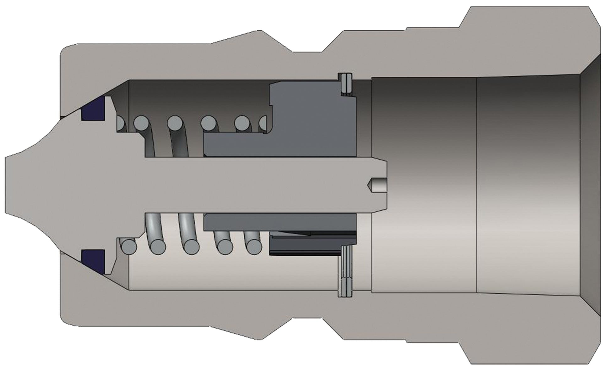DQC H-Series ISO-B Female Plug SKU: H2F2-SS – RiggingEquipmentUs
