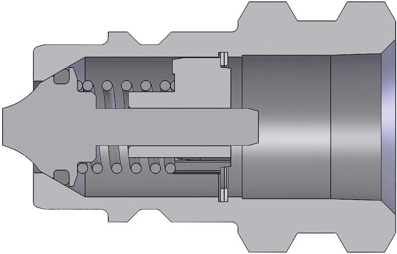 DQC K-Series ISO-A Interchange Female Plug SKU: K2F2-SS ...